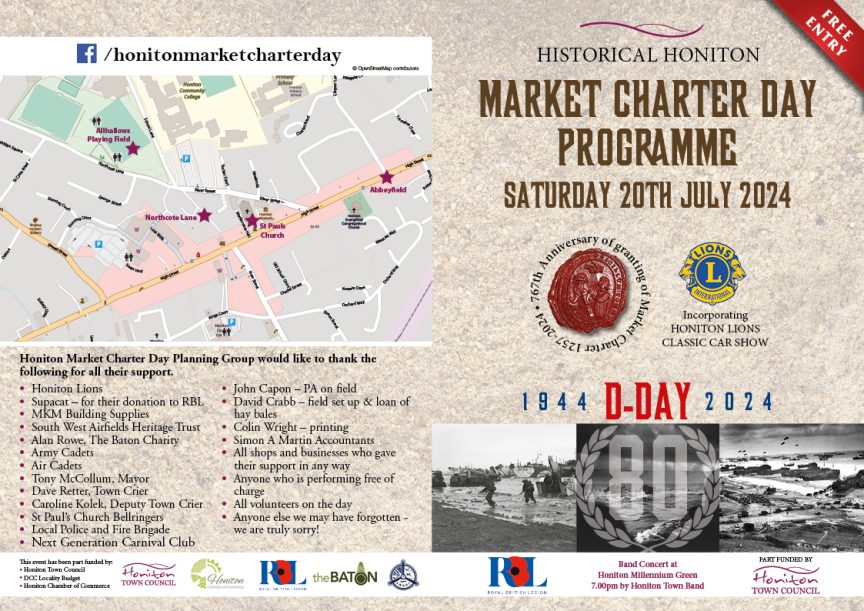 Programme - Honiton Market Charter Day